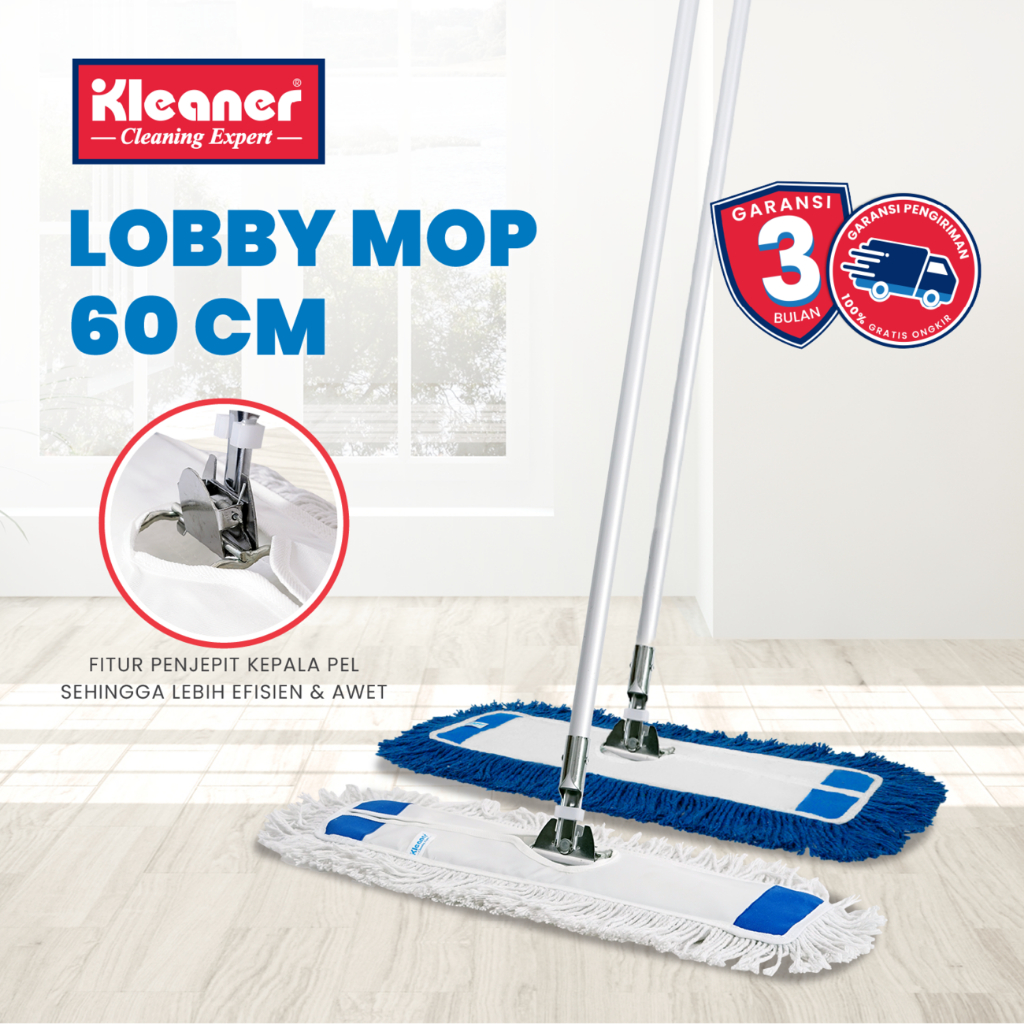 Jual Kleaner Alat Pel 60 Cm Lobby Duster Floor Mop Pembersih Lantai ...
