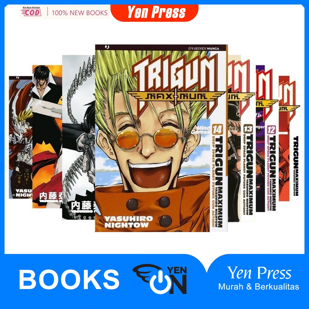 Jual Komik Trigun Maximum (14 book series English) | Shopee Indonesia