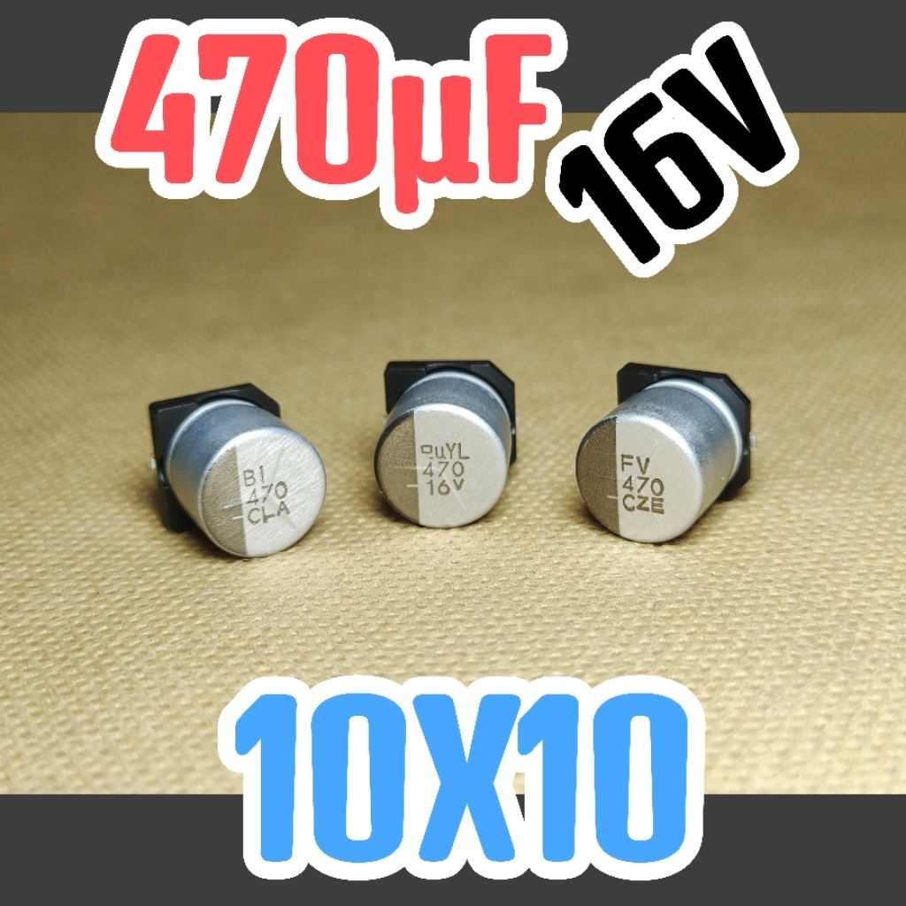 Jual Solid kapasitor capasitor elko elco SMD 16v 470uf 16v 470 uf 16 v ...