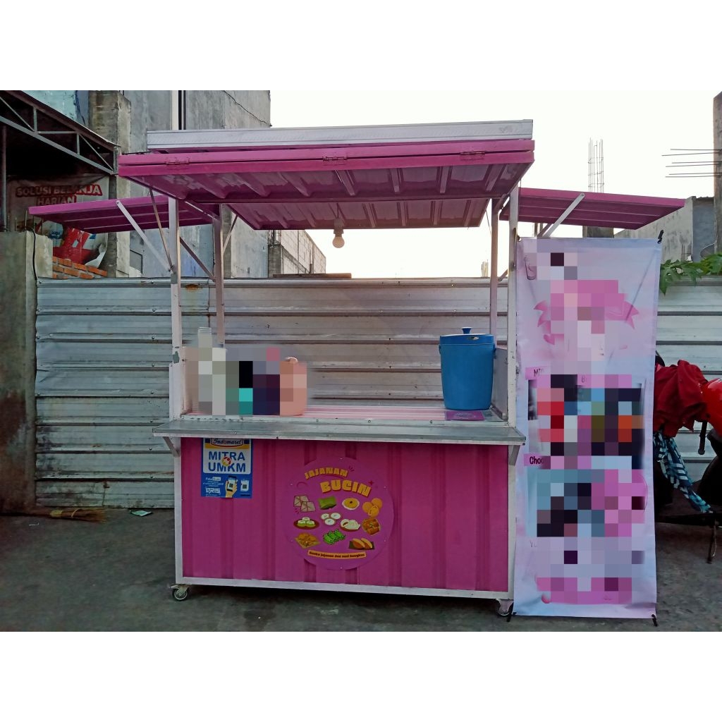 Jual Booth Container Jualan 200x60 (second) | Shopee Indonesia