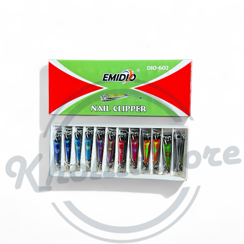 Jual (12 pcs) Gunting Kuku Emidio Kecil Stainless DIO-602 | Shopee ...