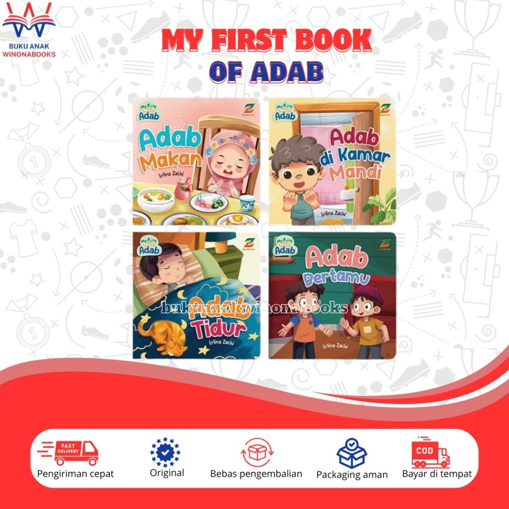 Jual MY FIRST BOOK OF ADAB untuk usia 2+ tahun buku adab untuk anak ...