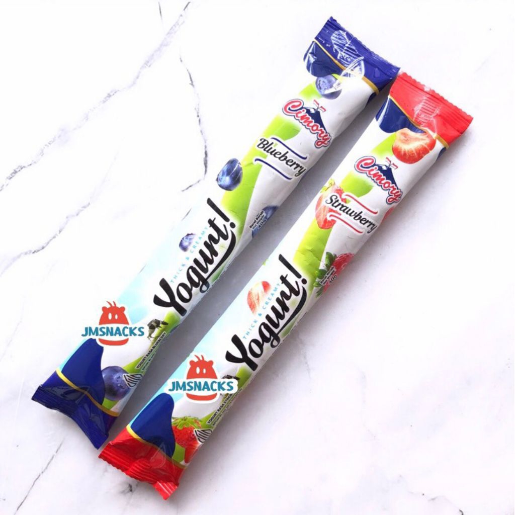 Jual CIMORY STICK 40g 1box 25pcs varian rasa blueberry dan strawberry ...