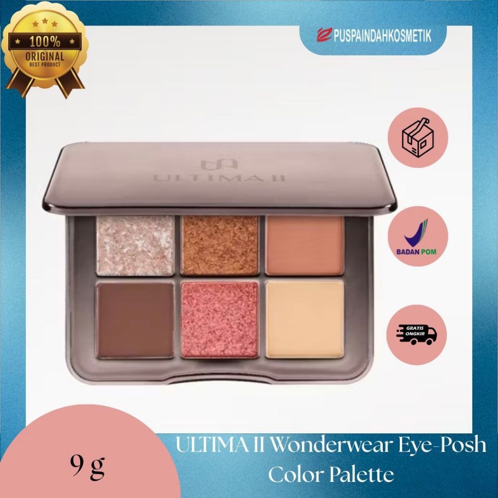 Jual ULTIMA II WONDERWEAR EYE - POSH COLOR PALETTE 9GRAM | Shopee Indonesia