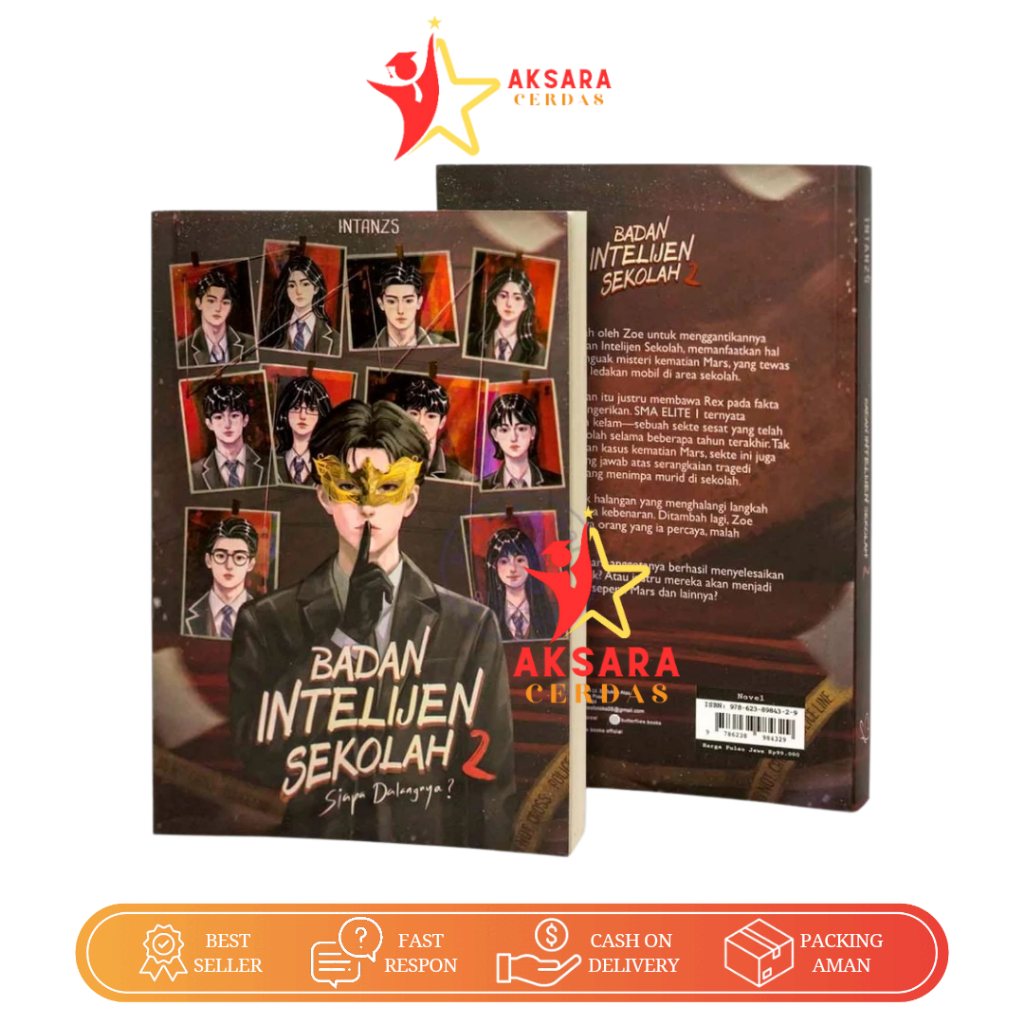 Jual Buku Novel Badan Intelijen Sekolah Season 2 Siapakah Dalangnya ...