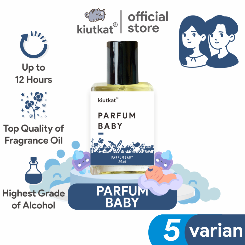 Jual Parfum BABY by KIUTKAT - Parfum Spray 30ml dan Roll On Pria Wanita ...