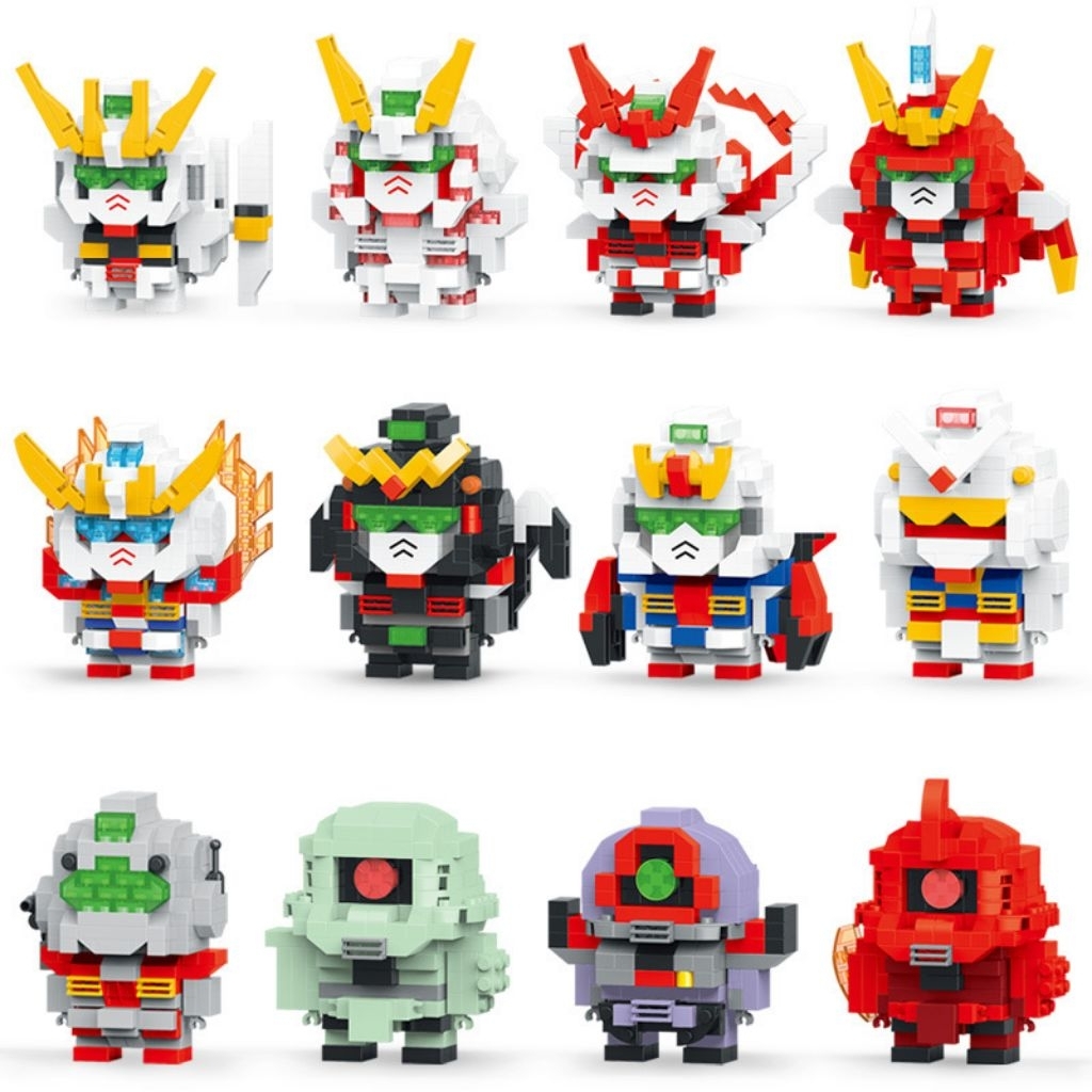 Jual Mainan Nano Blocks Bricks Robot Gundam Style Mecha Koleksi Unik ...