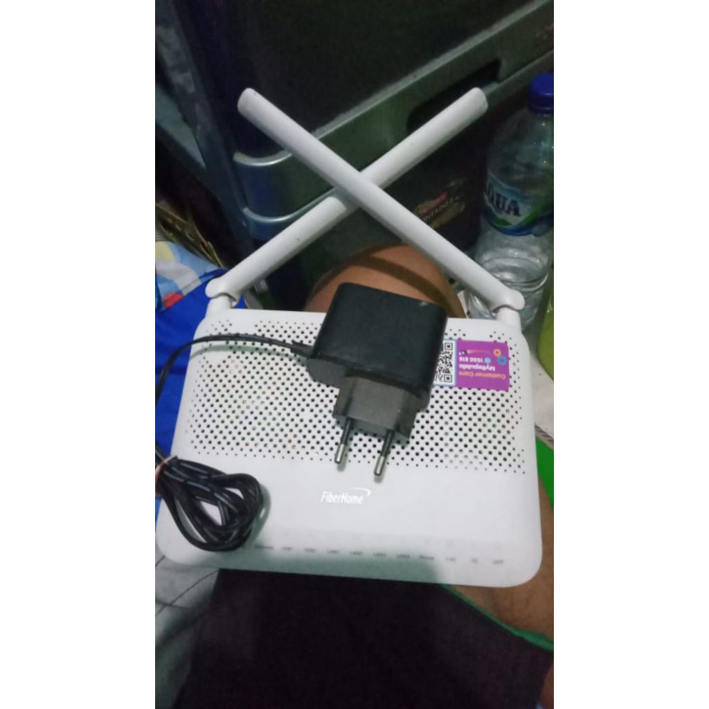 Jual fiberhome d2 bisa add wan unit plus adaptor | Shopee Indonesia