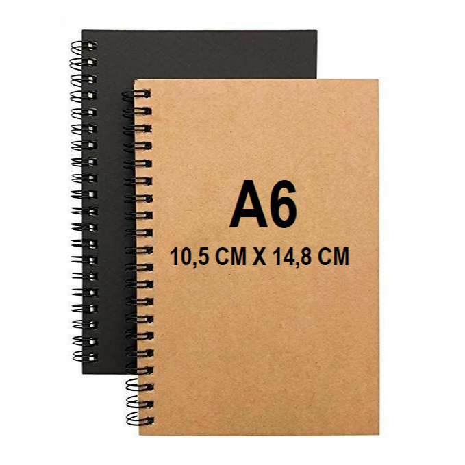 Jual Notebook A6 Jilid Spiral/Catatan Sketsa/Jurnal Pribadi | Shopee ...