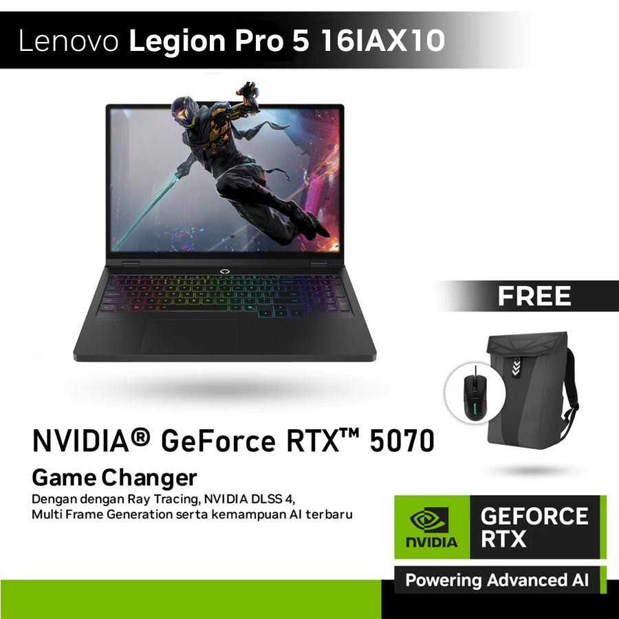 Jual Lenovo Legion Pro 5 16IAX10 GeForce RTX™ 5070 8GB - Intel Core ...