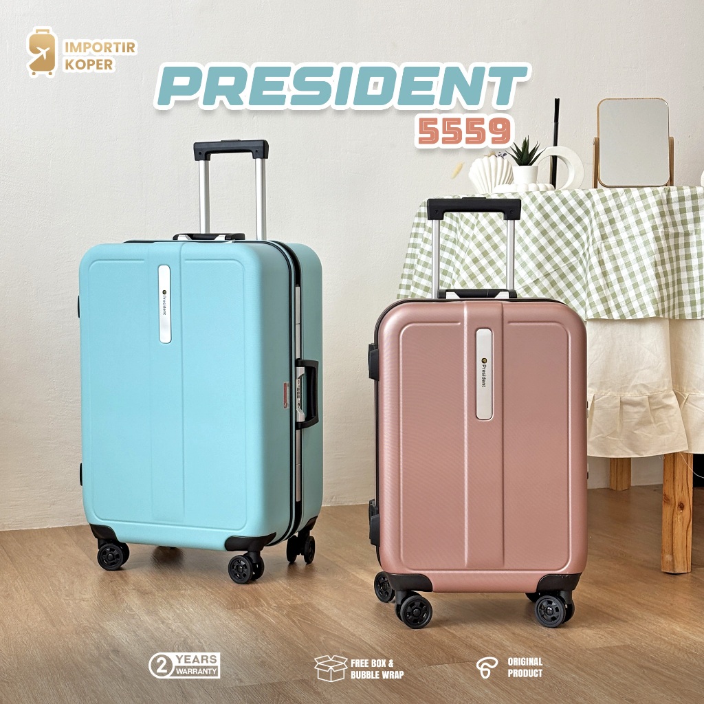 Jual Importir Koper President Original 5559 Size Kabin 20 Inch Bagasi ...