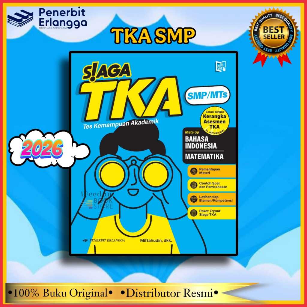 Jual [ ERLANGGA ] Buku TKA SPM 2026 Sd SIAGA 2026 Smp X-PRESS Sma ...