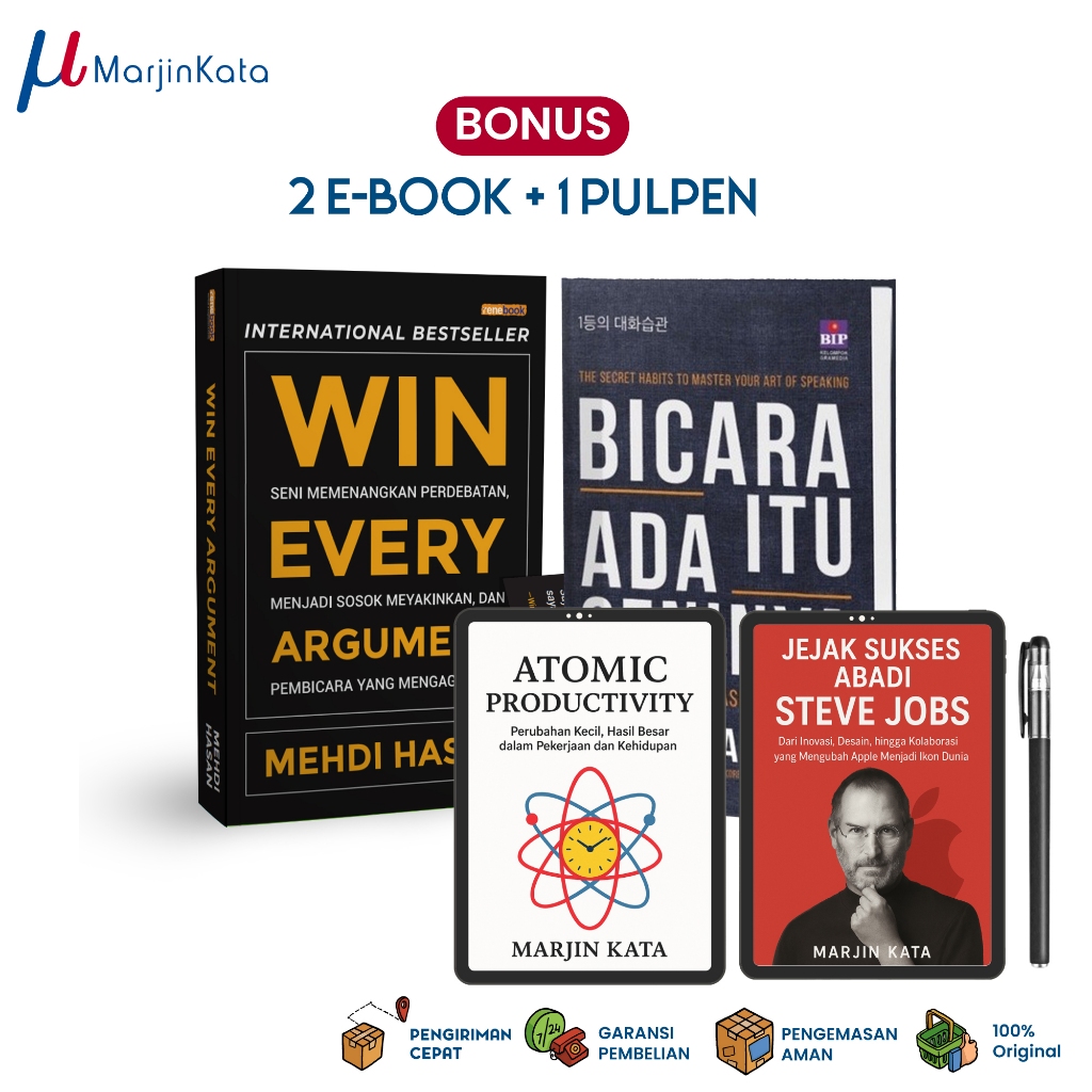 Jual Paket Hemat Buku Bicara Itu Ada Seninya Oh Su Hyang & Win Every Argument Seni Mehdi Hasan ...