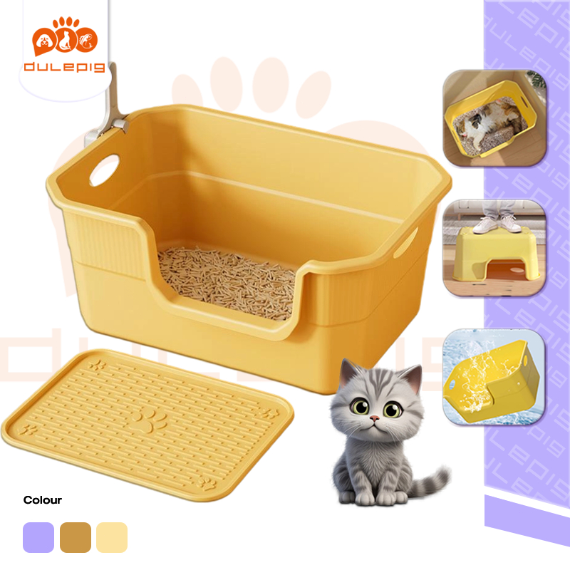 Jual Pet Litter Box Pet Toilet Ekstra Besar 50CM Bak Pup Kucing Anabul ...
