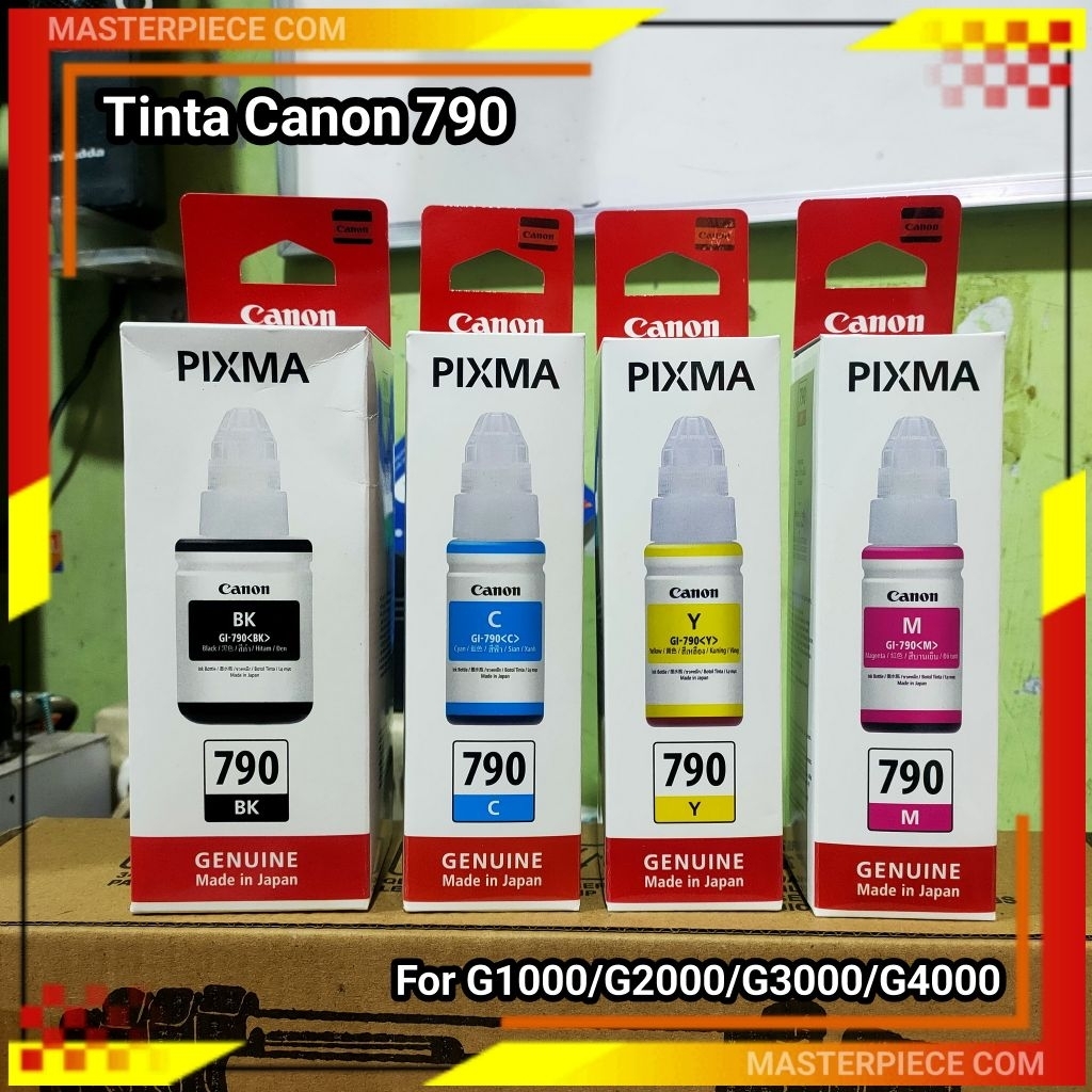 Jual Tinta Printer Canon PIXMA 790 untuk seri G1000/G1010/G2000/G2002 ...