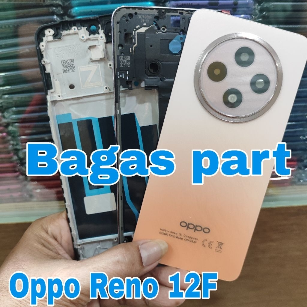 Jual Casing Housing Kesing Fullset Oppo Reno 12F Backdoor + Bezzel ...