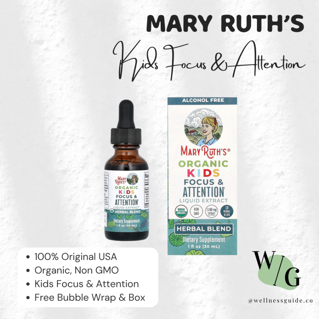 Jual MARY RUTH'S BRAIN SUPPORT FOR KIDS ORGANIC FOCUS & ATTENTION ...