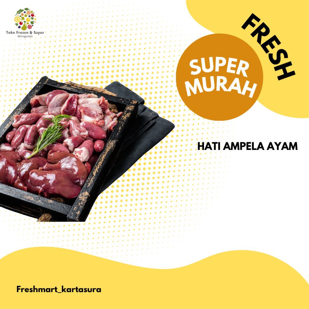 Jual HATI AMPELA AYAM SEGAR | AYAM SEGAR | FRESHMART_KARTASURA | Shopee ...