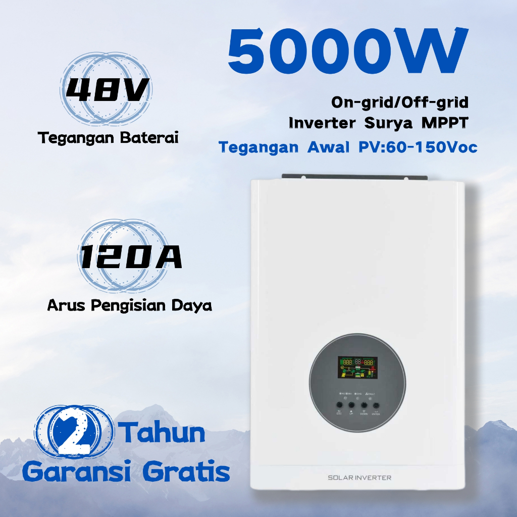 Jual Solstellar Frekuensi Rendah 3KW/5KW 24V/48V Off grid Inverter ...