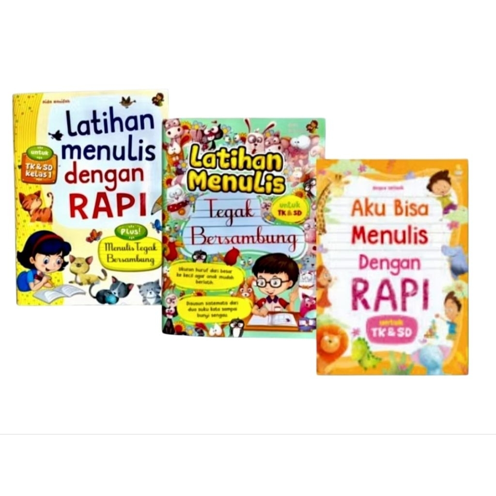 Jual latihan menulis rapi,tegak bersambung | Shopee Indonesia