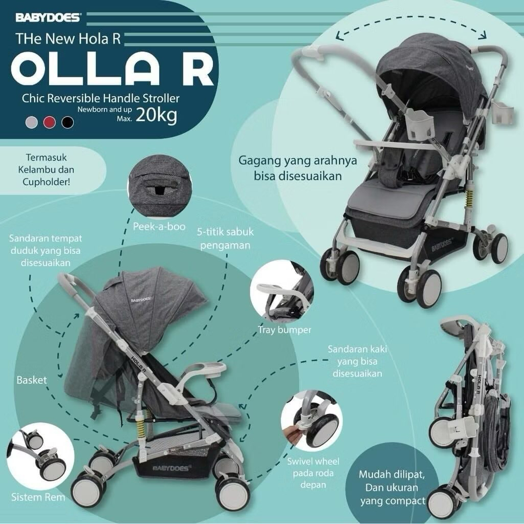 Jual stroller baby does | Shopee Indonesia