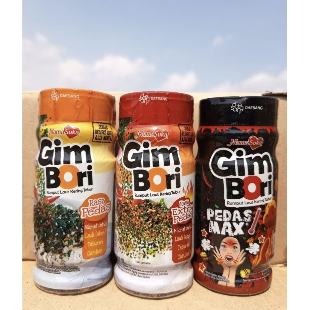 Jual Rumput Laut Tabur Gim Bori Mamasuka Kemasan Botol 30 Gram | Shopee ...