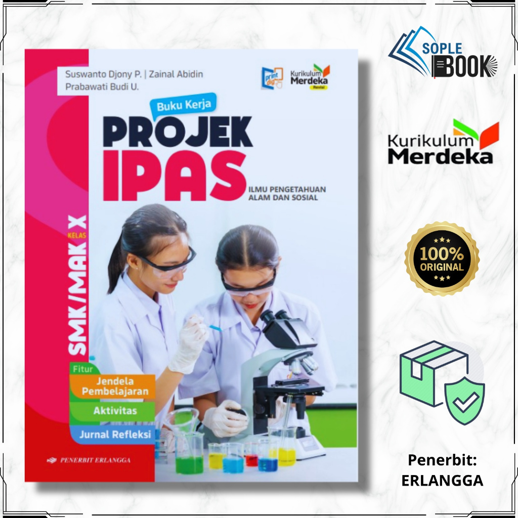 Jual Buku Kerja Projek IPAS untuk SMK/MAK "Ilmu Pengetahuan Alam dan ...