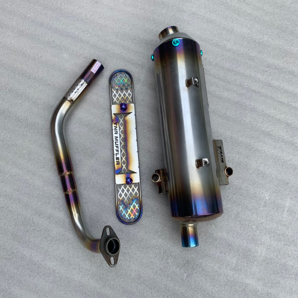 Jual Knalpot Kondoman Sunblue Luster V2 FULL BAUT TITANIUM TNR RACING ...