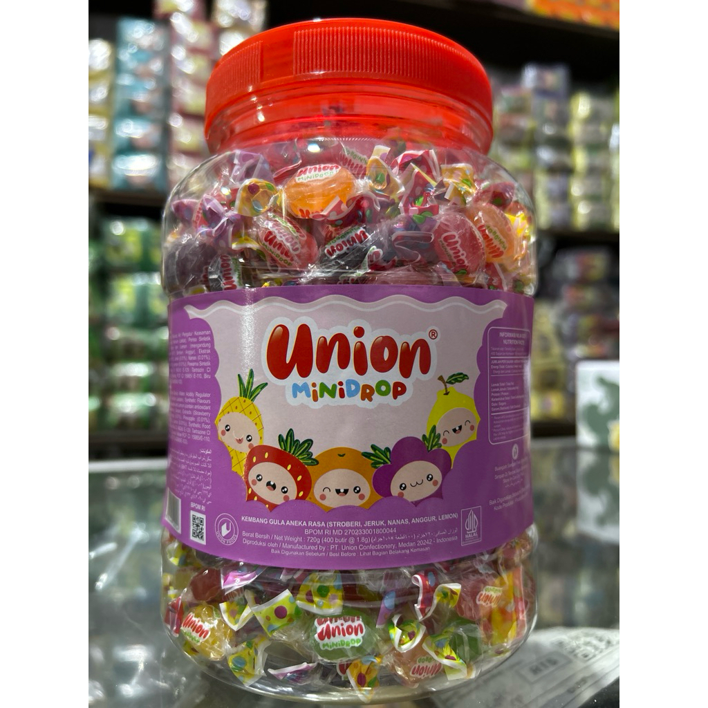 Jual Permen Kemasan Toples Plastik Permen kecil Mini Drops 1 Toples ...