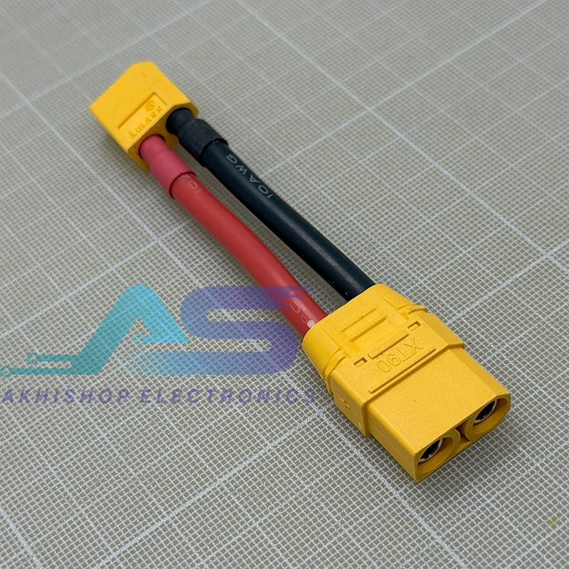 Jual Amass Cable Connector XT90 Female (dari wahana) to XT60 Male (dari ...