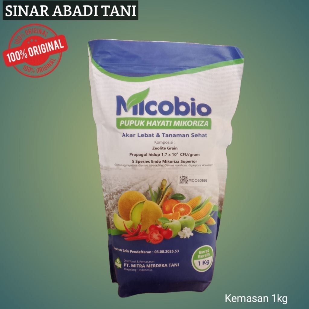 Jual MICOBIO 1kg PUPUK HAYATI MIKORIZA Akar Lebat & Tanaman Sehat ...