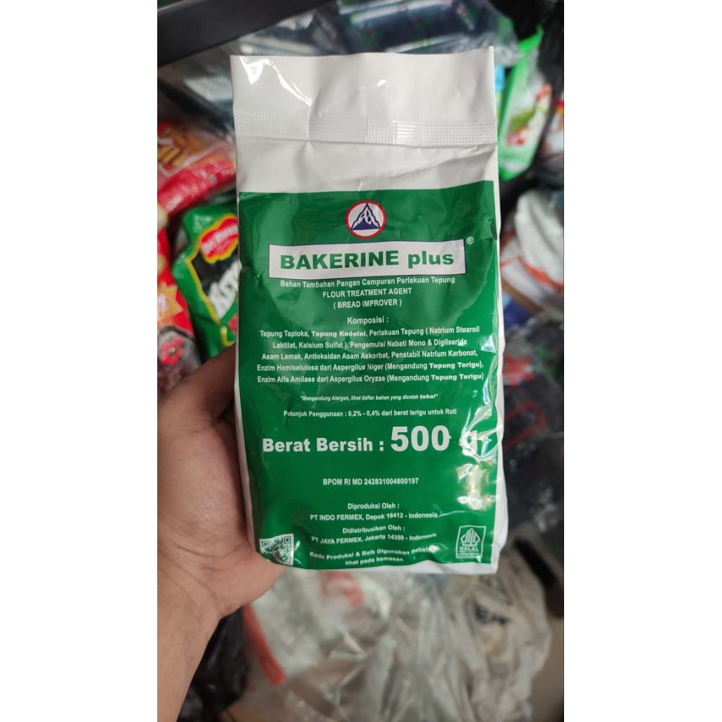 Jual BAKERINE PLUS BREAD IMPROVER 500 GRAM | Shopee Indonesia