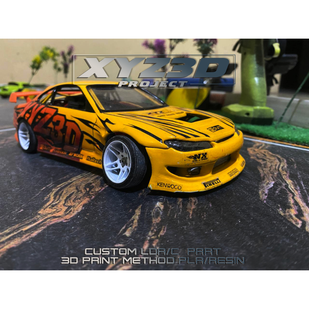 Jual Body LDR/C Nissan Silvia S15, 3D Print Material PLA+ | Shopee ...