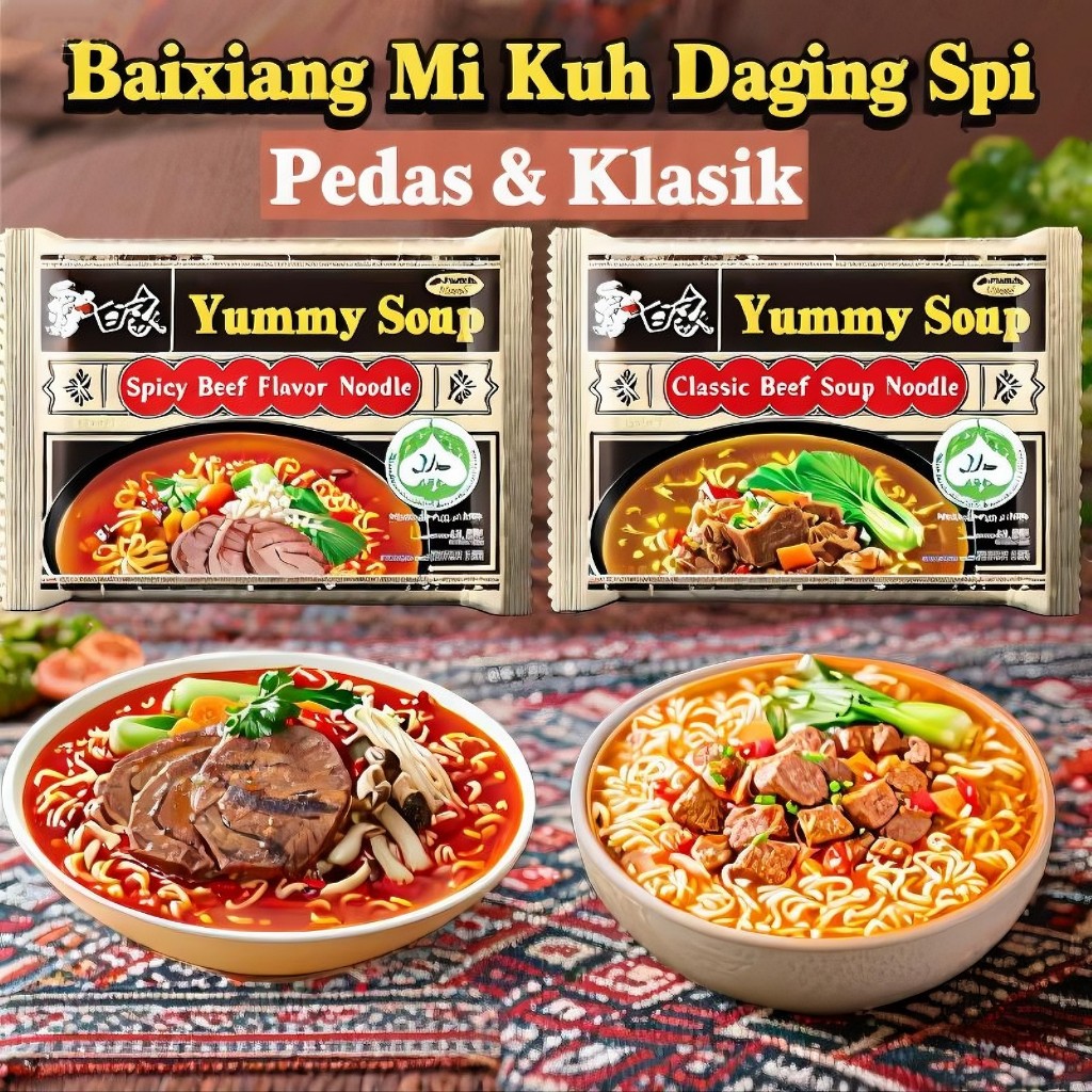 Jual Mie Instan White Elephant Rasa Sup Daging Sapi – Pedas & Original ...
