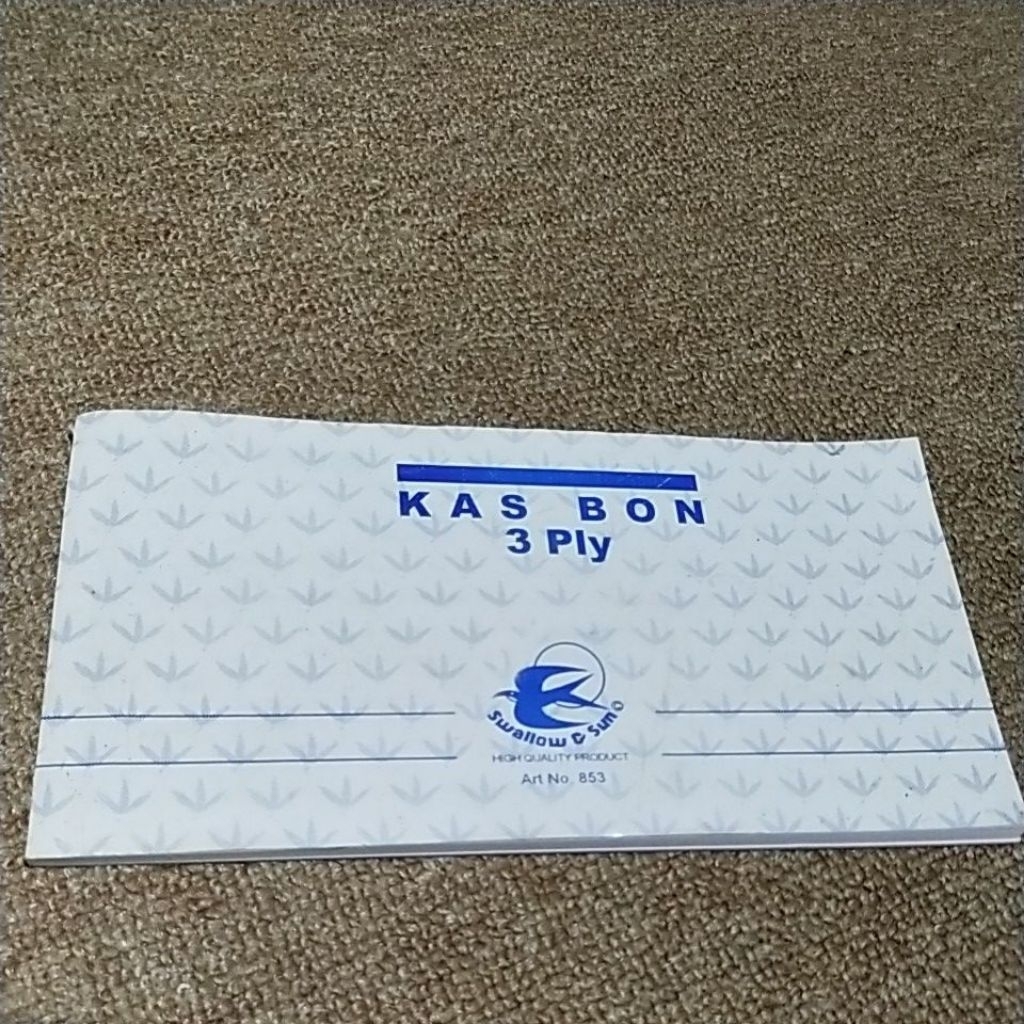 Jual buku kas bon 3 ply merk swallow & sun | Shopee Indonesia