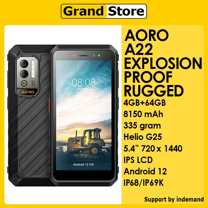 Jual Aoro A22 4G Explosion Proof rugged smartphone 4GB/64GB 5.45" 720 x ...