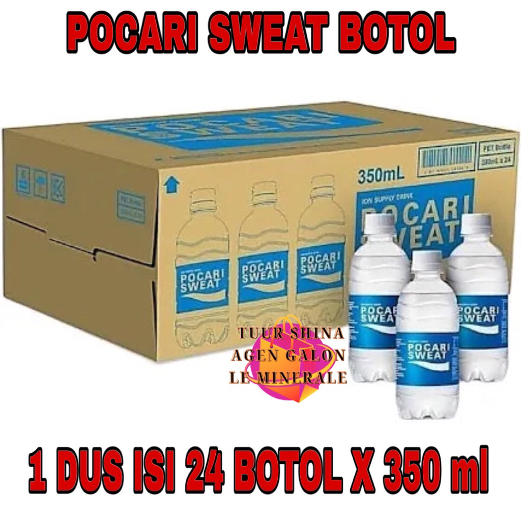 Jual Pocari Sweat Botol 2 Variasi Ukuran 350ml dan 500ml 1 Dus Isi 24 ...