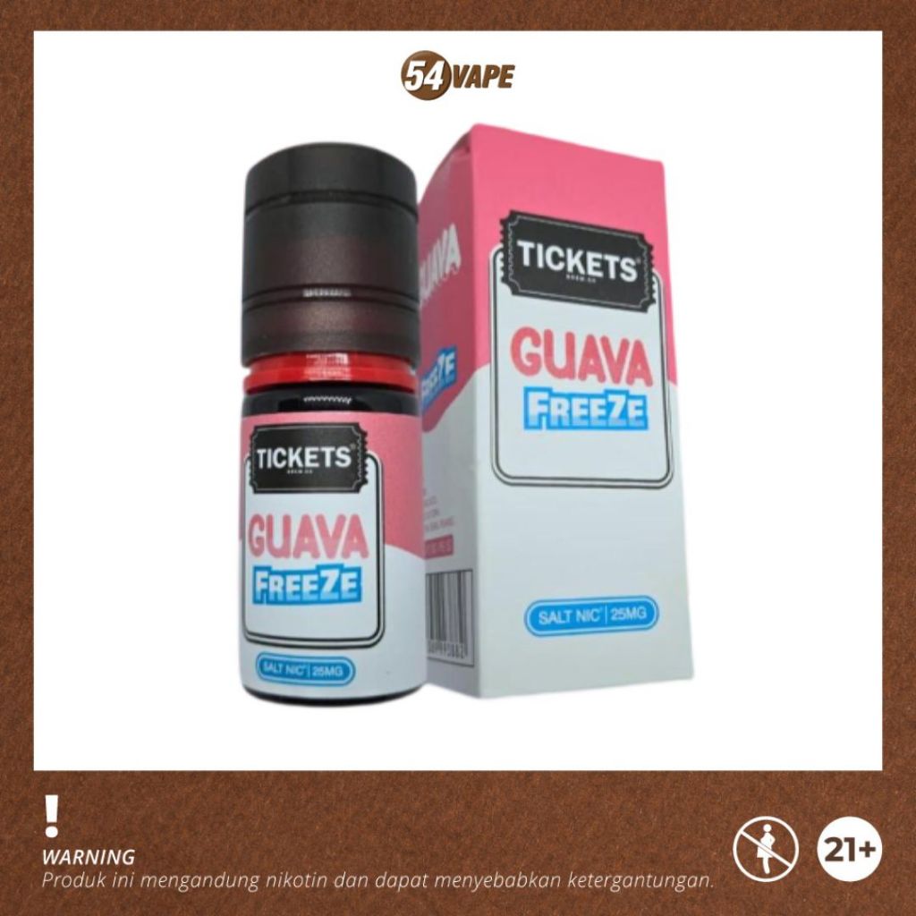 Jual Tickets Guava Freeze Salt 30ml | Shopee Indonesia