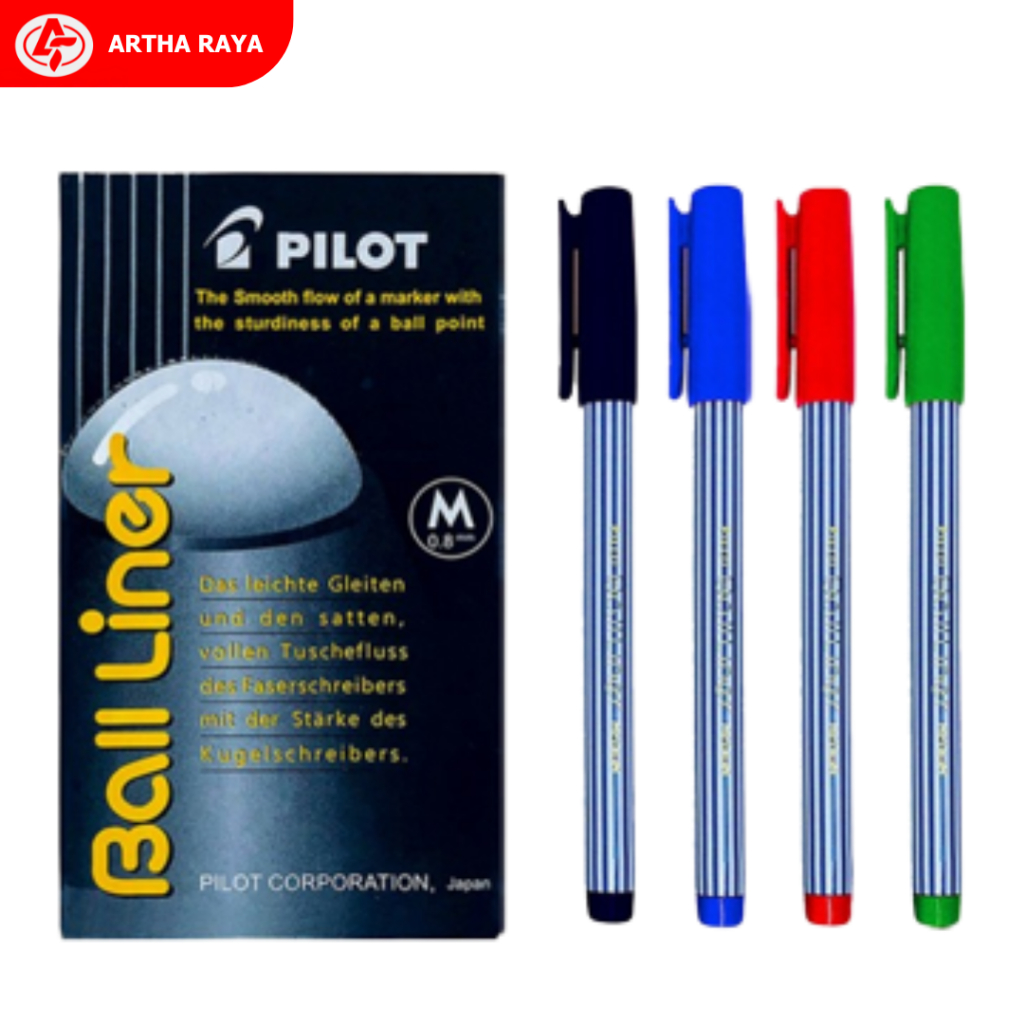 Jual Pena Pilot Balliner Medium 0.8mm Satuan [1 PCS] | Shopee Indonesia