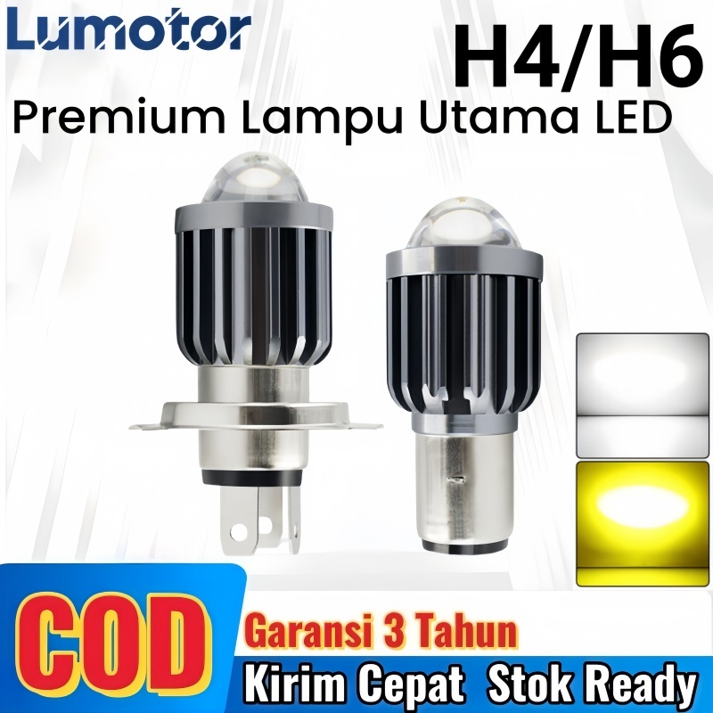 Jual H4 H6 Lampu LED Laser Mobil Dan Motor Projector Lampu LED Utama ...