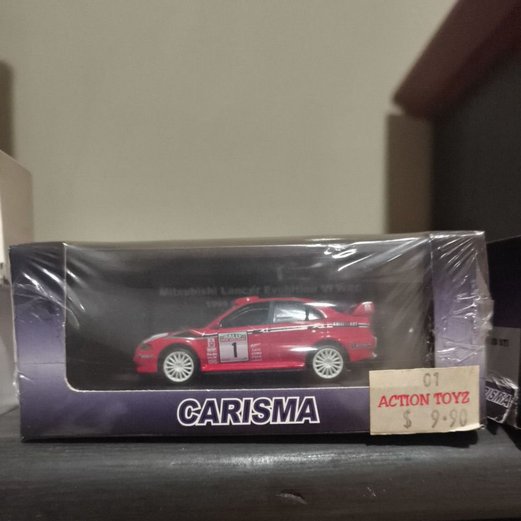 Jual Carisma 1 64 Mitsubishi Lancer Evolution VI 1999 Rally New Zealand ...