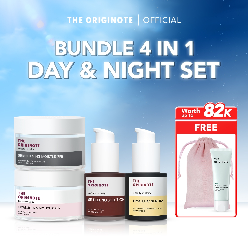 Jual The Originote Bundle 4in1 Day & Night Set - Paket Skincare ...