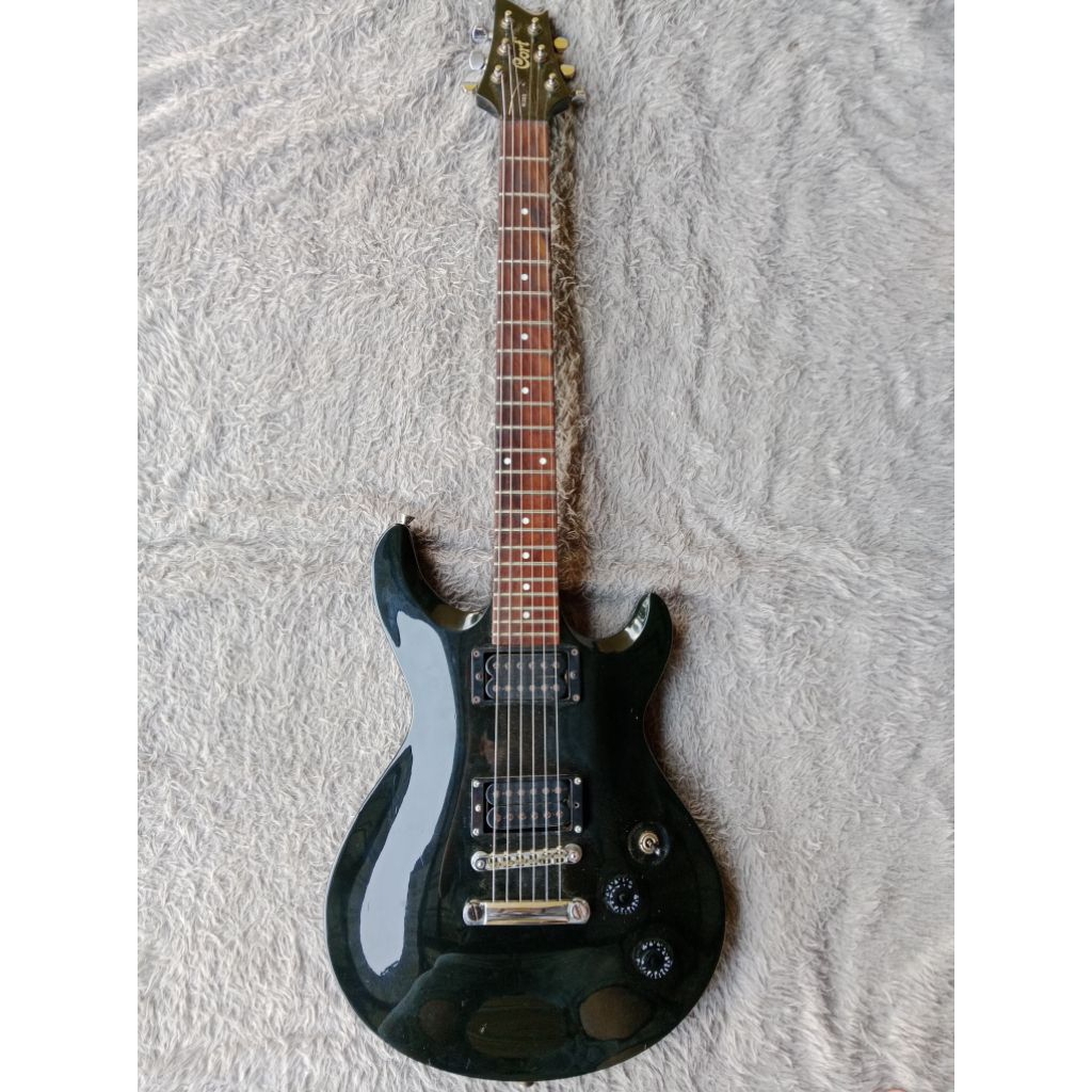 Jual gitar listrik cort m200 prs paul red Smith black model original ...