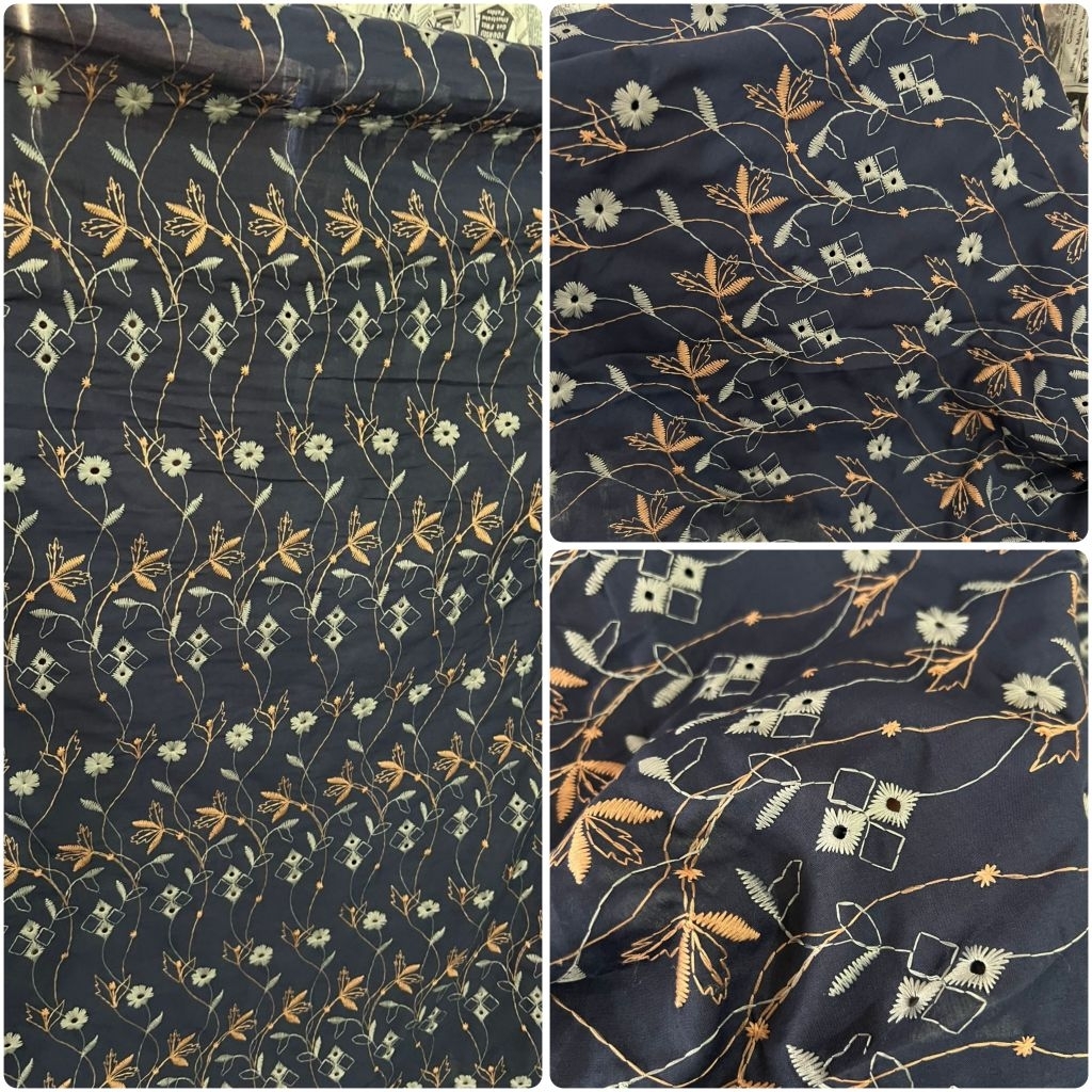 Jual KATUN BORDIR MOTIF KATUN FUL KATUN| harga 0,5meter | Shopee Indonesia