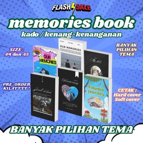 Jual Memories Book | Hadiah Pasangan | memorable Book Moment Isi 50 ...