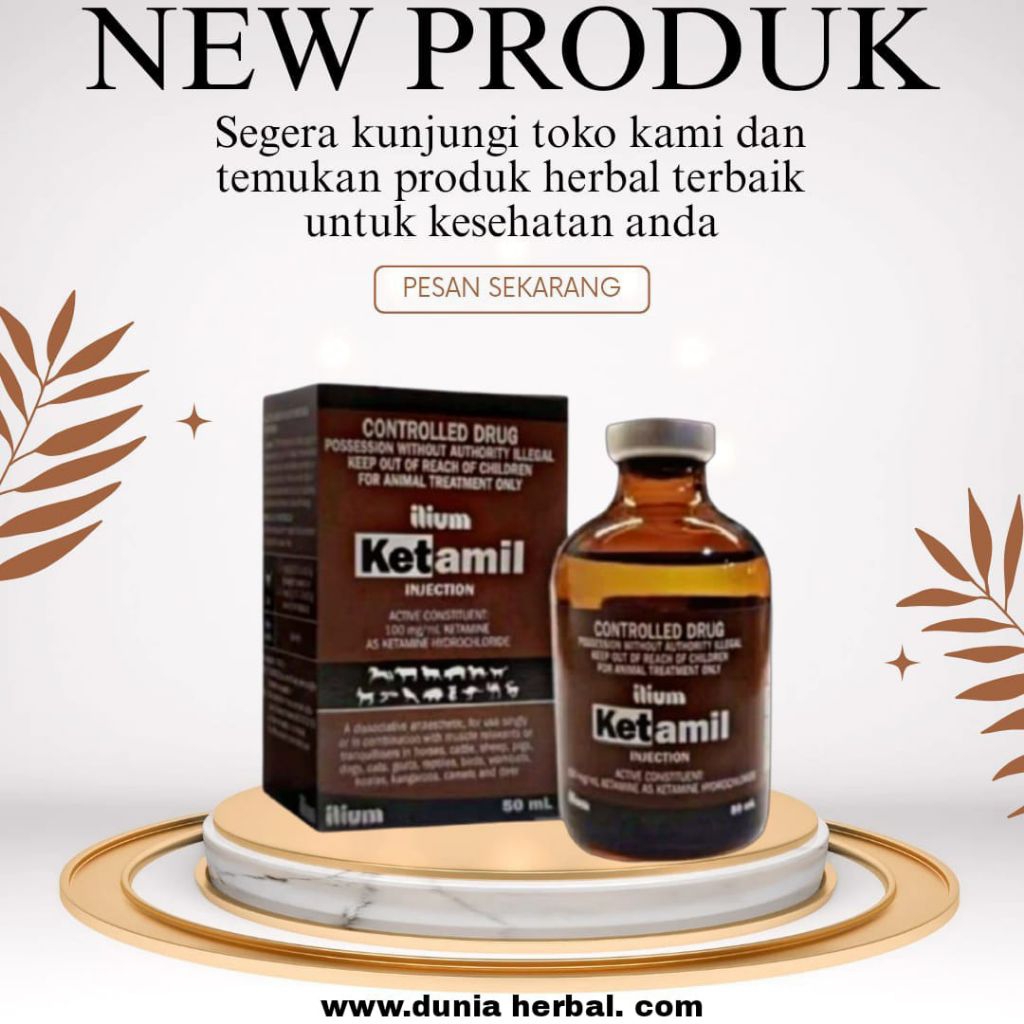 Jual Ketamil Ilium Injection Asli Untuk Hewan | Shopee Indonesia