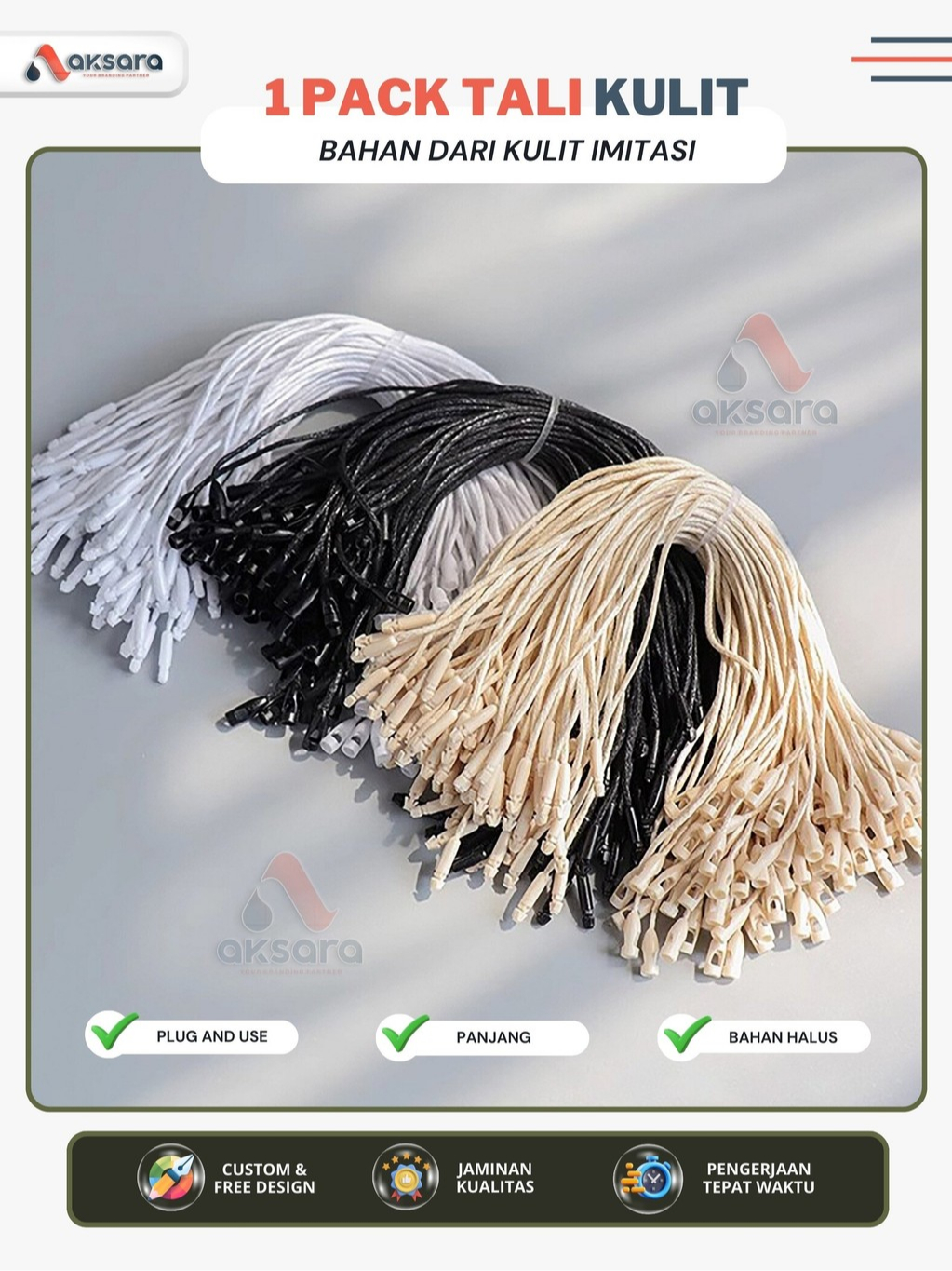 Jual Tali Hangtag Premium Import Dari bahan Katun 1000pcs( 1pack ...