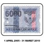 Jual Materai / Meterai 6000 Edisi 2005-2010 original POS (min 5lbr ...