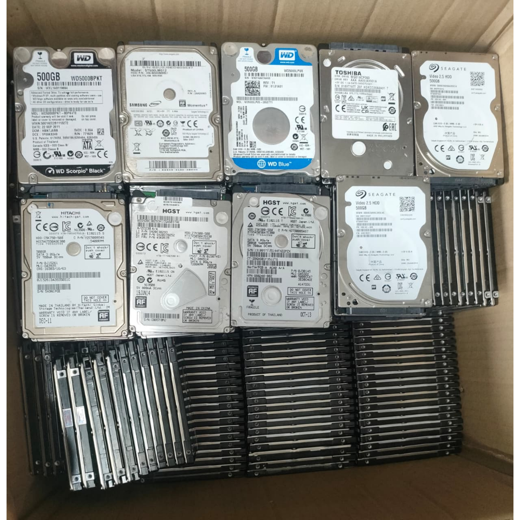 Jual Harddisk Laptop 2.5" 500GB SATA - Tested Kondisi 100% Normal ...