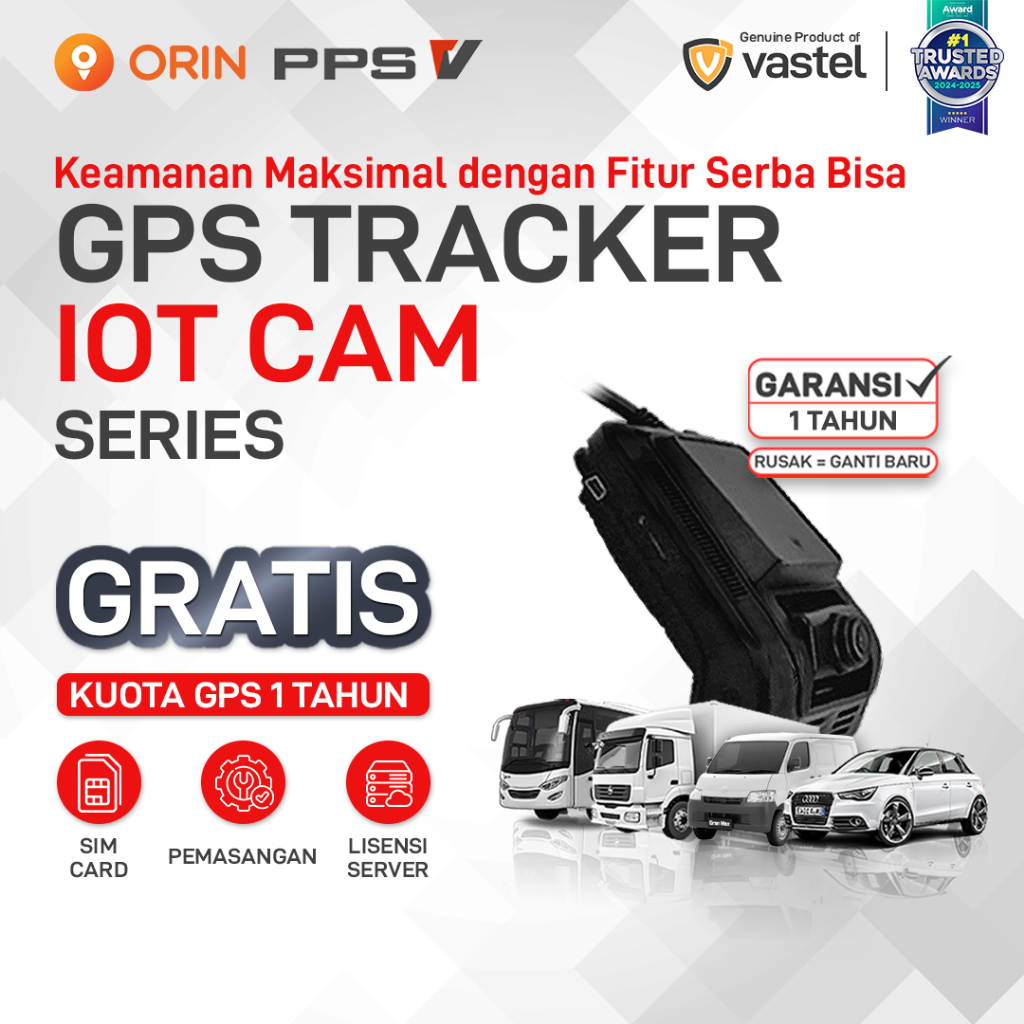 Jual ORIN IOT Cam 2 Channel - 4G Live Streaming AI Smart Dashcam Mobil + GPS Tracker Dual Camera ...